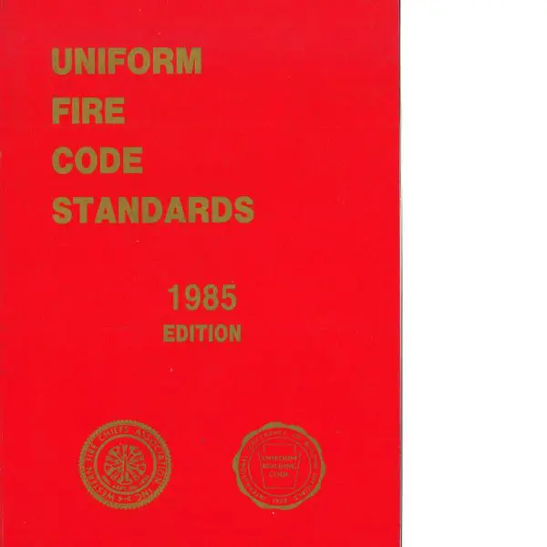 1985 Uniform Fire Code Volume II - Standards (Download)