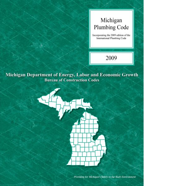 2009 Michigan Plumbing Code (PDF Download)