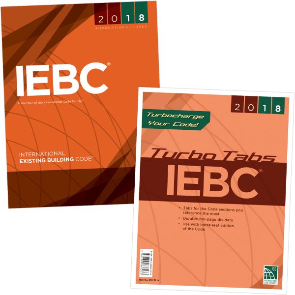 2018 International Existing Building Code & Tab Combo