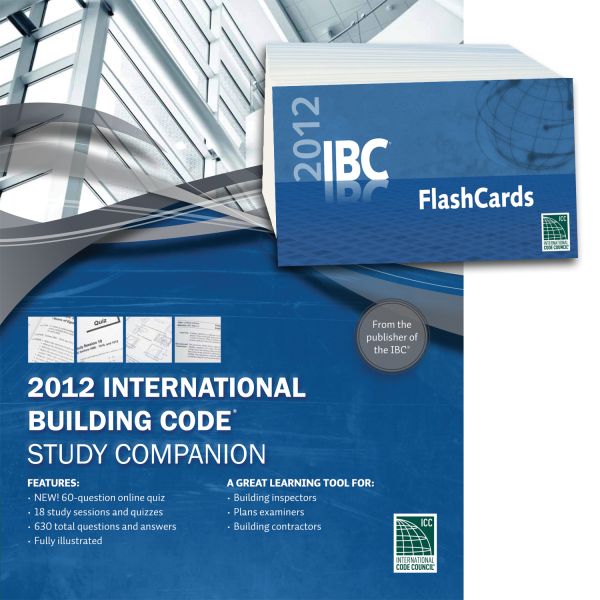 2012 International Building Code® Study Companion and Flash Card Combo