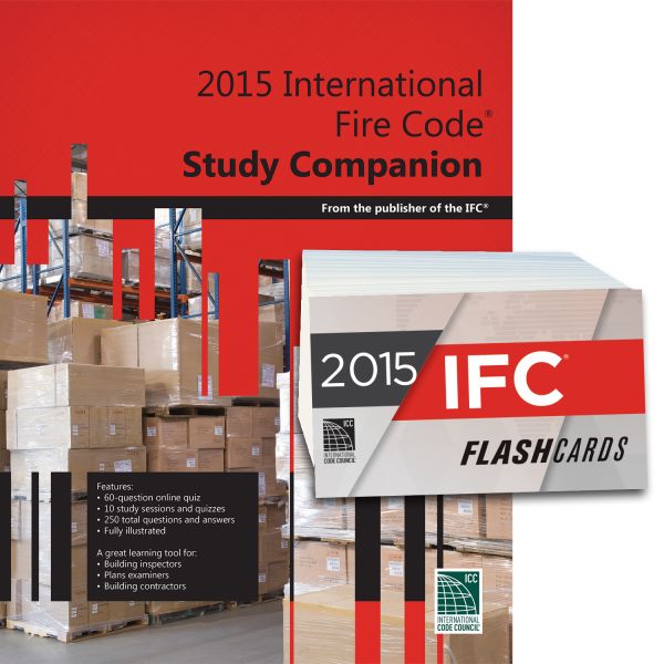2015 International Fire Code Study Companion and FlashCards Combo