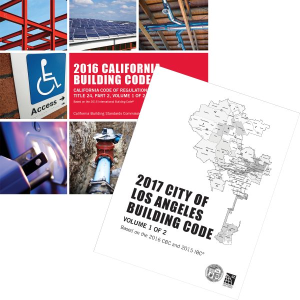 2017 City of Los Angeles Building Code (2 Volumes) Complete Code