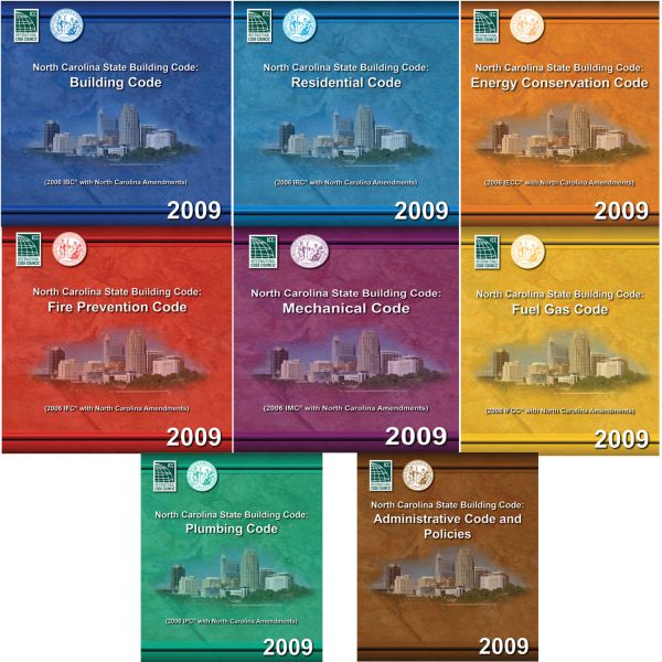 2009 North Carolina State Building Code Bundle (PDF Download)