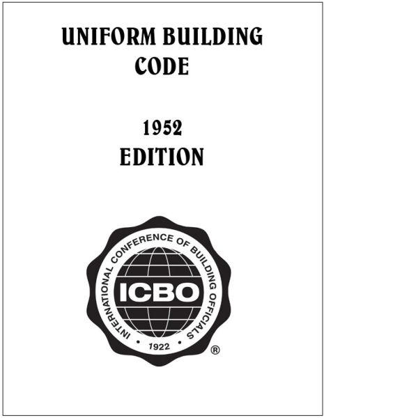 1952 Uniform Building Code (Download)