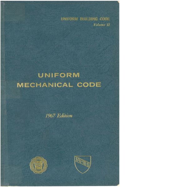 1967 Uniform Mechanical Code (Download)