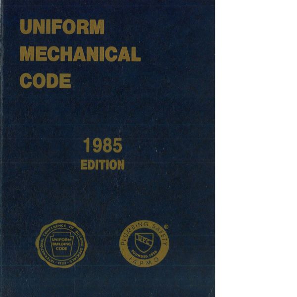 1985 Uniform Mechanical Code (Download)