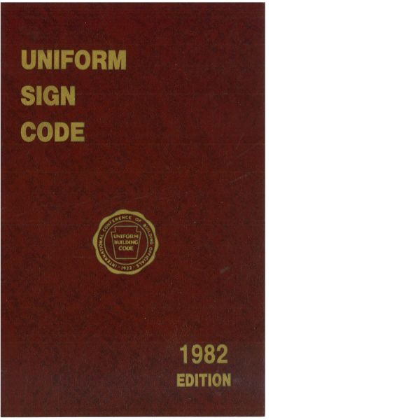 1982 Uniform Sign Code (Download)
