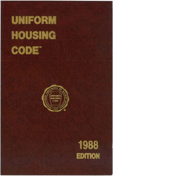 1988 Uniform Housing Code (Download)