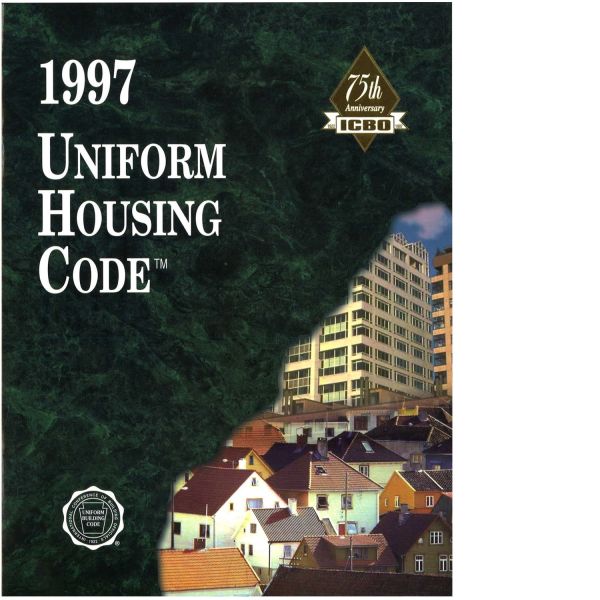 1997 Uniform Housing Code (Download)