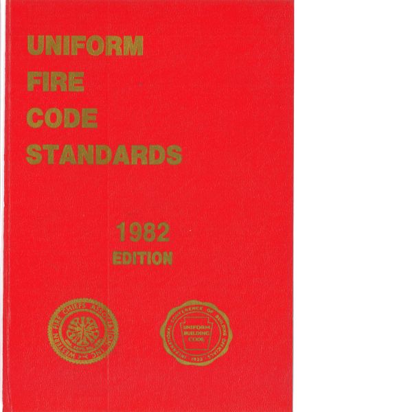 1982 Uniform Fire Code Volume II - Standards (Download)