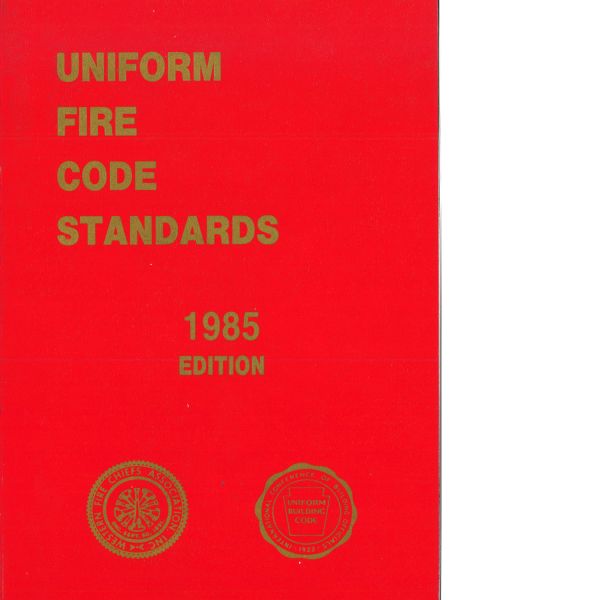 1985 Uniform Fire Code Volume II - Standards (Download)