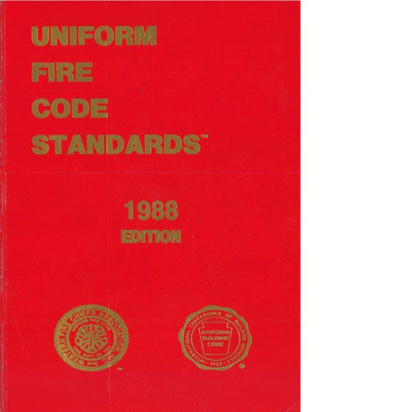 1988 Uniform Fire Code Volume 2- Standards (Download)