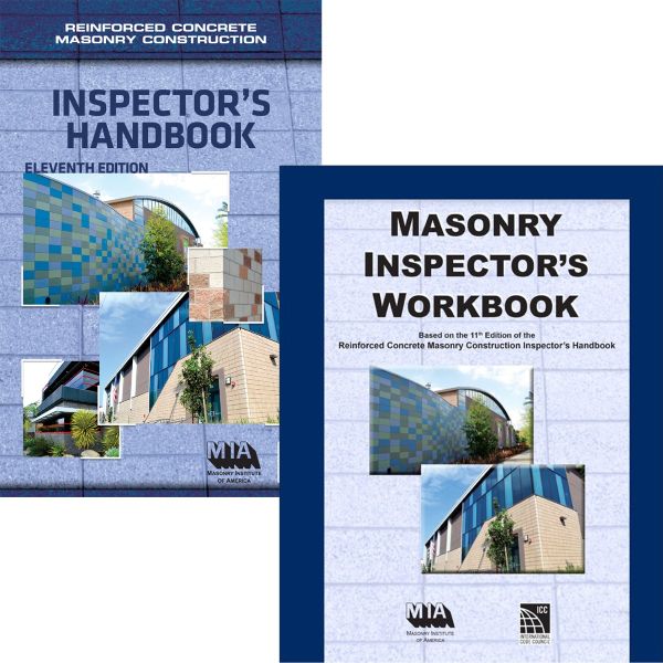 Reinforced Concrete Masonry Construction Inspector's Handbook, 11th Edition and Masonry ...