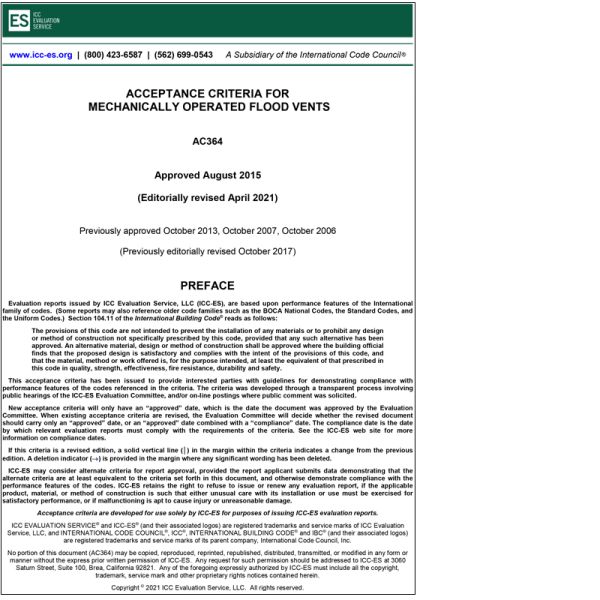 AC364 Mechanically Operated Flood Vents - Approved August 2015 ...