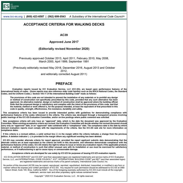 AC39 Walking Decks - Approved June 2017, editorially revised November ...